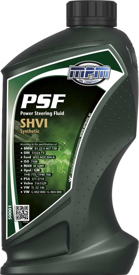 50000 • PSF Power Steering Fluid SHVI Synthetic | Producten | MPM Oil